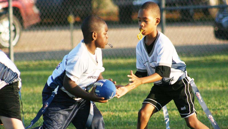 BRD Flag Football Action - Daily Leader | Daily Leader