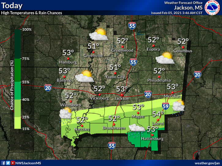 Afternoon rain is forecasted for Brookhaven - Daily Leader | Daily Leader