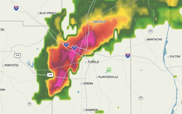Tornadoes cause damage in Mississippi; Tupelo hit at night | Daily Leader Tornadoes cause damage in Mississippi; Tupelo hit at night | Daily Leader