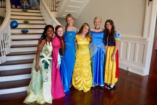 A gathering of princesses joins for tea at Butterfield Mansion - Daily ...