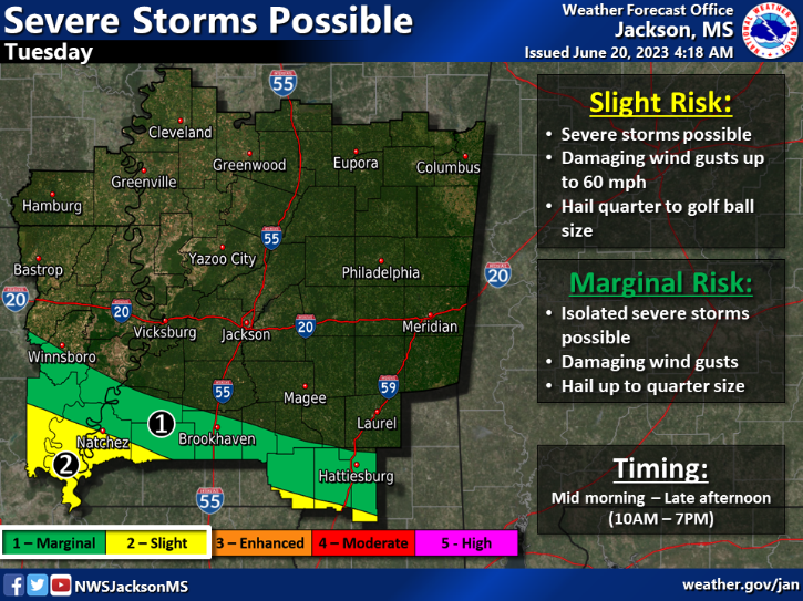 More severe weather possible today - Daily Leader | Daily Leader
