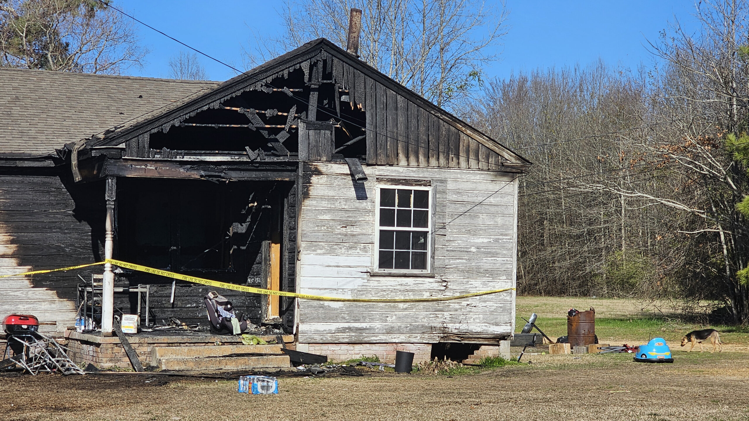 Sunday afternoon fire destroys Brignall home | Daily Leader