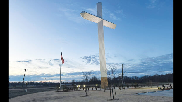 A cross at the crossroads: 150-ft. structure to go up near Hwy. 84, I ...
