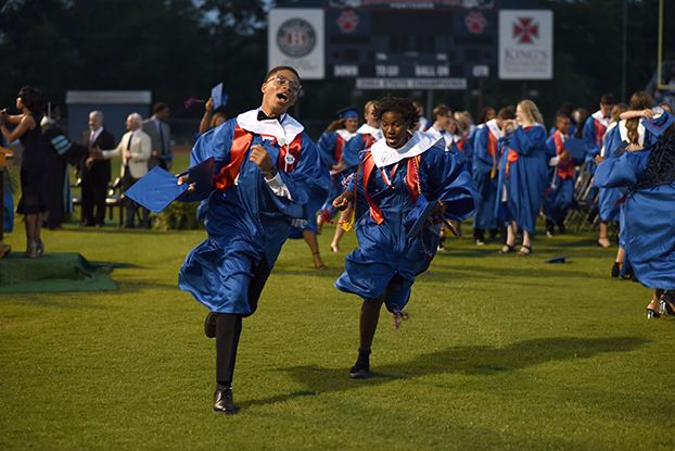 Nearly 200 Panthers run off into the night as graduates | Daily Leader