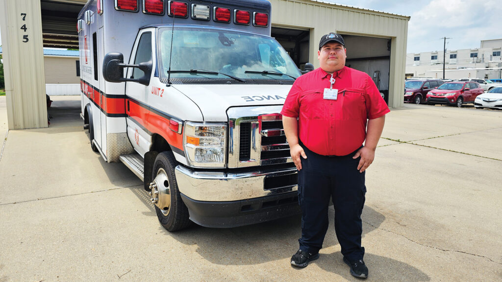 A solid connection: Young paramedic works to make a difference - Daily ...