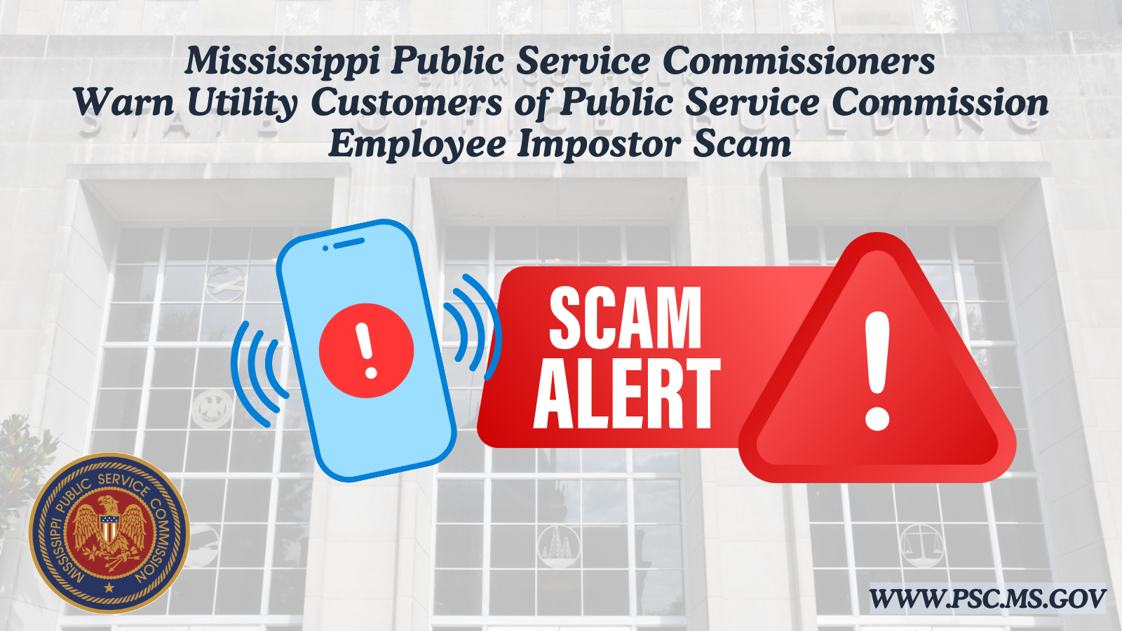 Mississippi Public Service Commissioners warn utility customers of ...