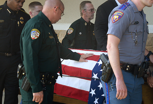 Photo Gallery: Community pays tribute to officer Troy Floyd during ...